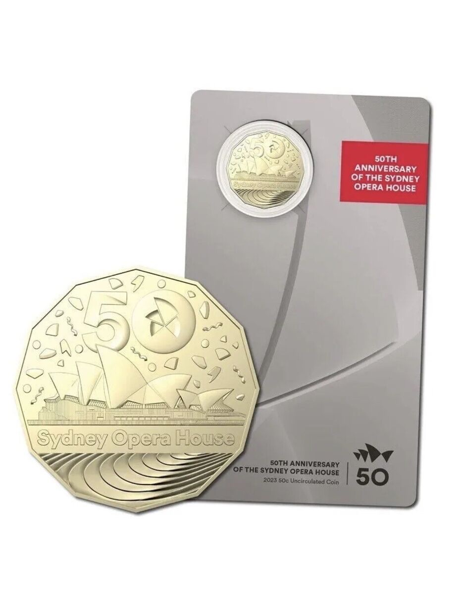 2023 Sydney Opera House - 50th Anniversary 50c Uncirculated Coin - Mint ...